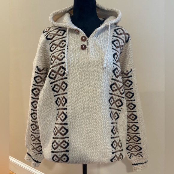 Otavalo | Sweaters | Otavalo 0 Wool Aztec Pull Over | Poshmark